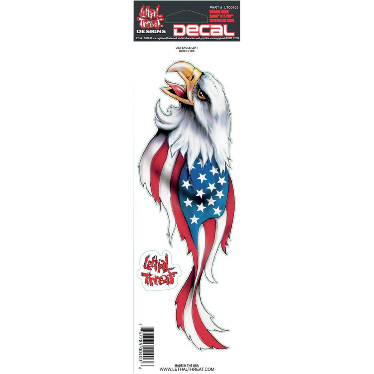4320-1279 USA Eagle Decal links Aufkleber für Harley Davidson – MTS-Bike