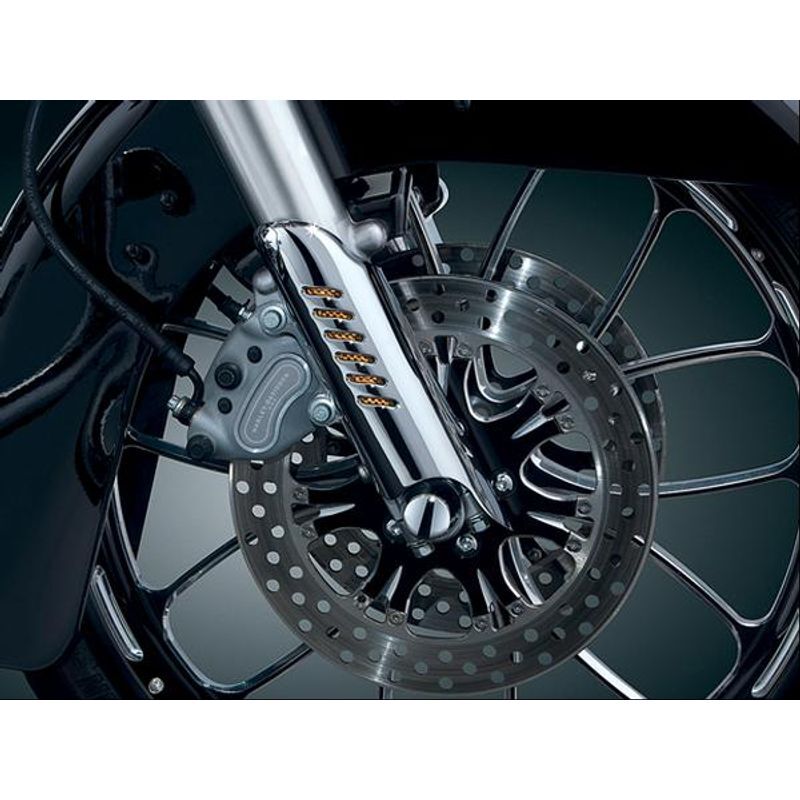 2350-0157 Kuryakyn 7765 Gabelverkleidungen für Harley Softail Dyna ...