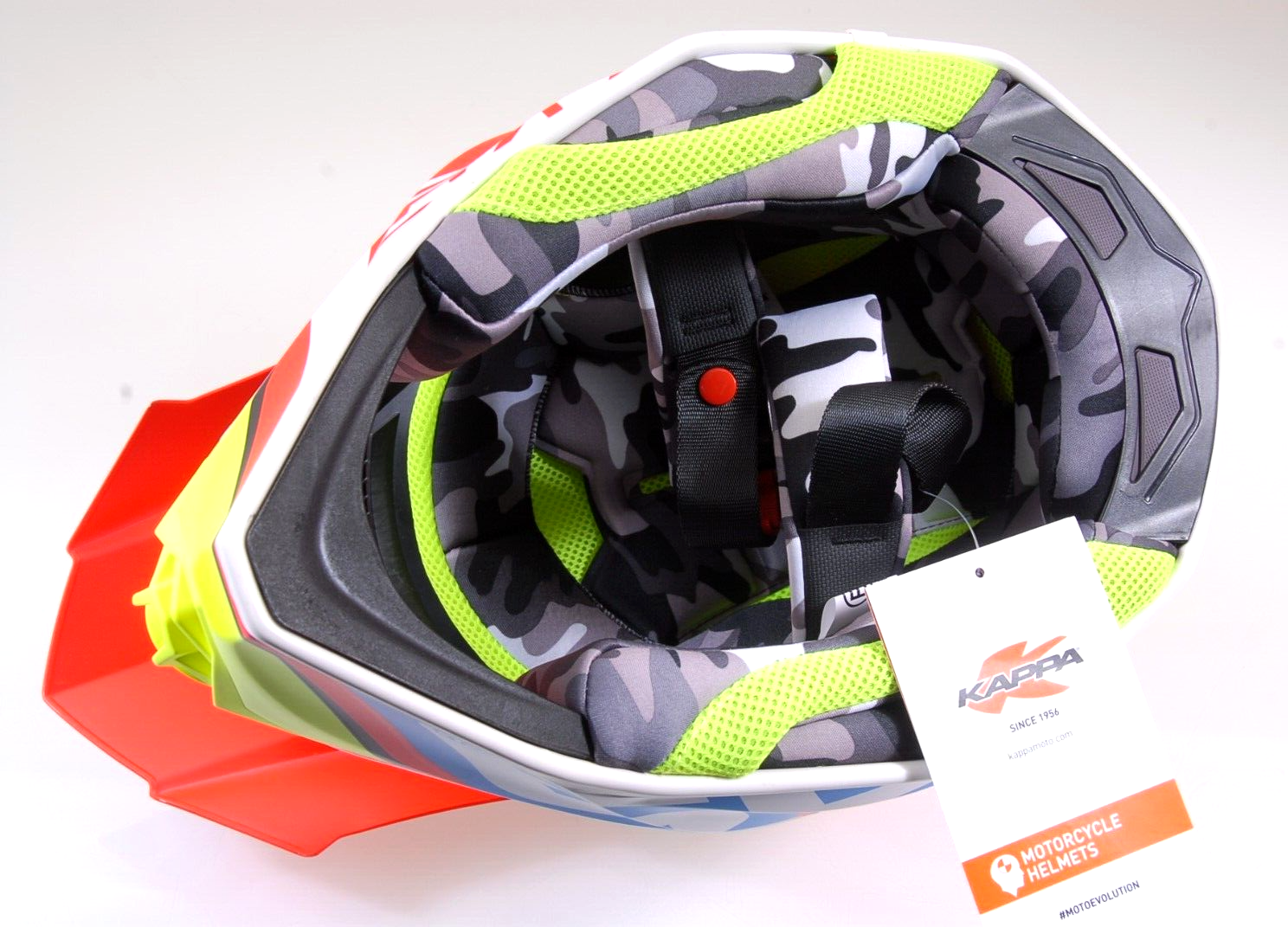 Kappa Crosshelm KV49R Evo Great rot matt / weiß Gr. L Sonderpreis K#11 ...