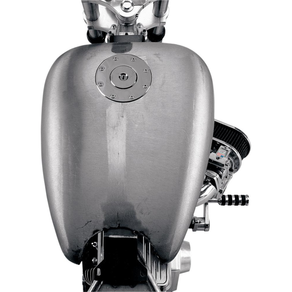 2107-1737 Gas Tank One-Piece Stretched Aero Cap für Harley Davidson Low ...